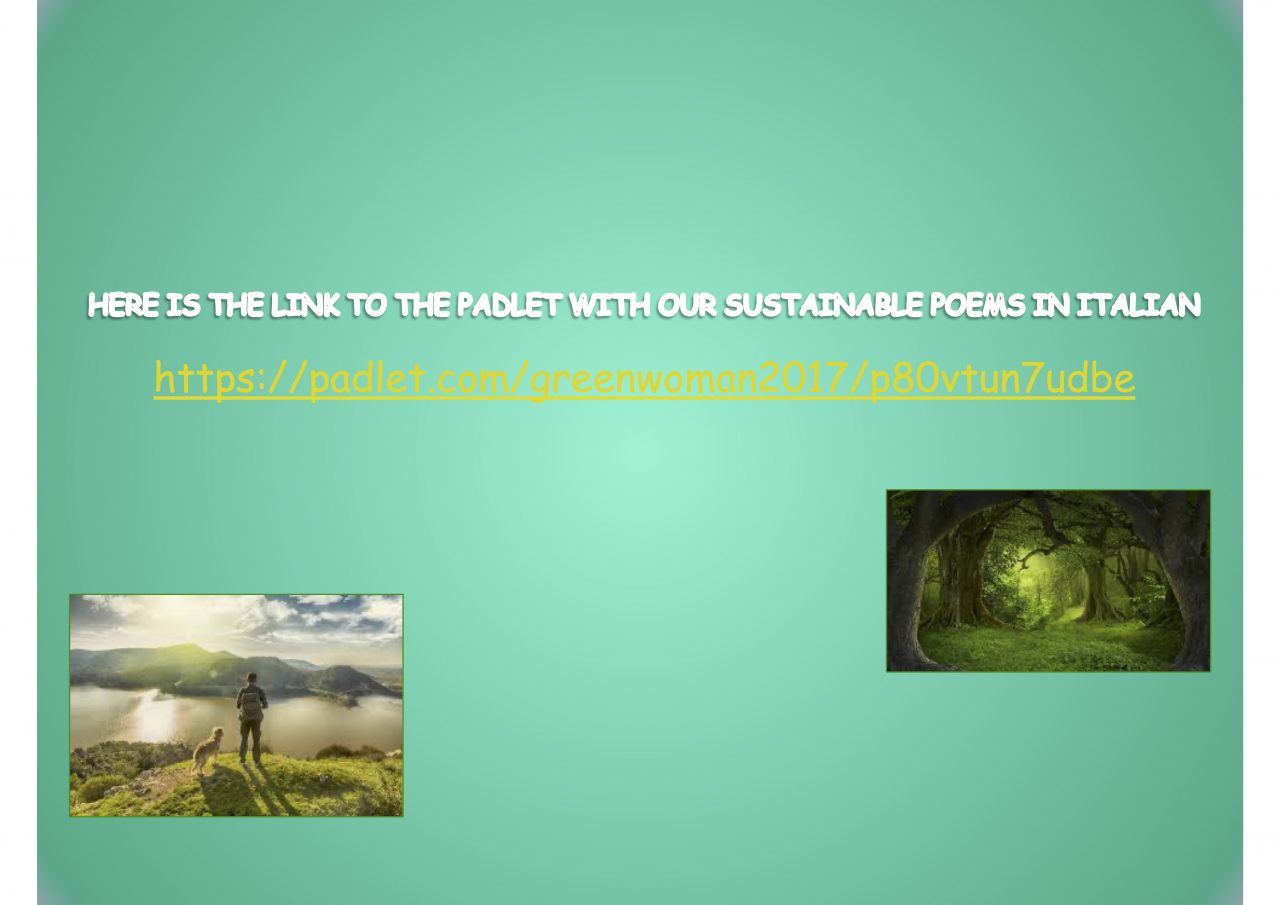IIS ‘Castiglioni Limbiate’ Italy – Sustainable Poetry