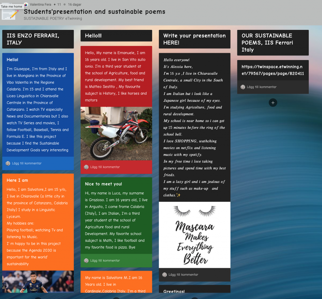 Presentation – Sustainable Poetry